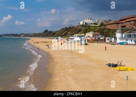 Bournemouth, Dorset UK. 30th April 2021. UK weather: after a sunny ...