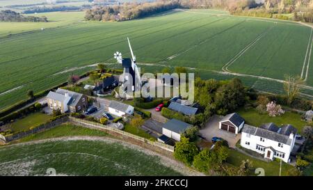 View of Ripple Windmill Mill, Ringwould, Kent Stock Photo - Alamy