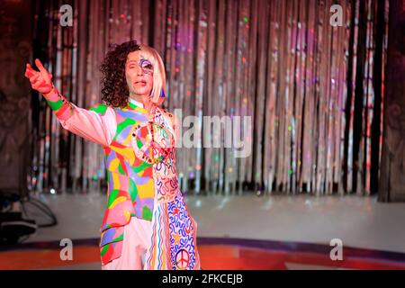 Andrew Logan, artist and organiser of The Alternative Miss World beauty ...