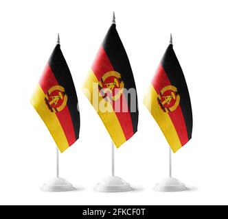 Set of GDR national flags on a white background Stock Photo - Alamy