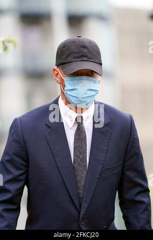 Matthew Mawhinney arrives at Uxbridge Magistrates Court, west London ...