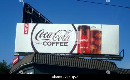 Coca Cola billboard in Los Angeles circa 1980 Stock Photo - Alamy