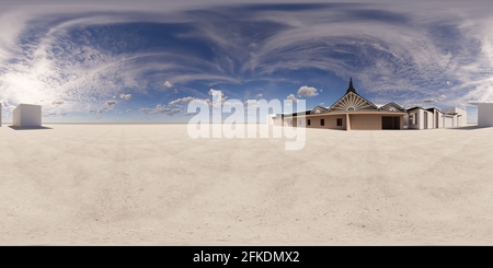 360° view of Poppy story house - Alamy