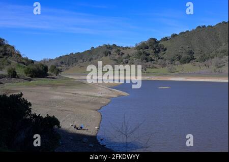 The Uvas Valley and Reservoir, San Martin CA Stock Photo - Alamy