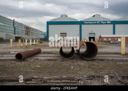 Liberty Steel Pipe Mill in Hartlepool ,England, UK Stock Photo - Alamy
