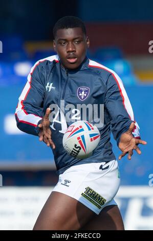 Wakefield Trinity's Sam Eseh in action during the game Stock Photo - Alamy