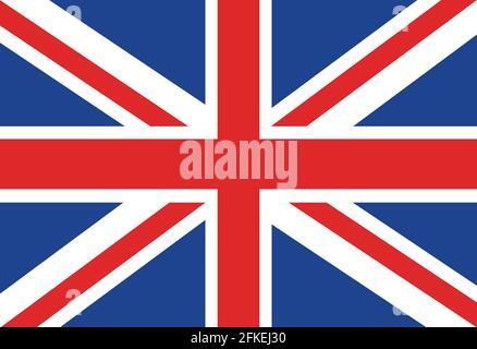 Vector illustration of emoticon of the British flag Stock Vector Image ...