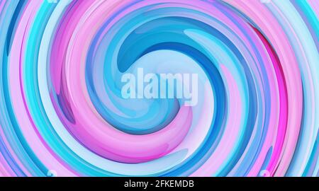 Cartoon Swirly Background in Blue and Purple Swirls Stock Photo - Alamy