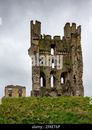 Helmsley Castle Norman Keep North Yorkshire England Stock Photo - Alamy