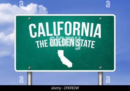 Los Angeles, California - A welcome sign spans Figueroa Street in ...
