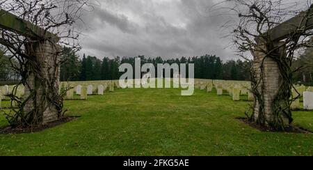 Becklingen war cemetery Stock Photo - Alamy