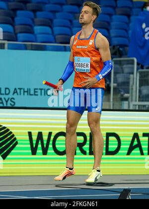 CHORZOW, POLAND - MAY 1: Jochem Dobber of The Netherlands competes in ...