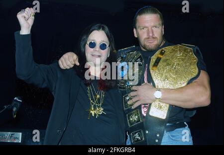 Triple H Ozzy Osbourne 2002 Credit: John Barrett/PHOTOlink /MediaPunch ...
