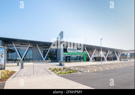 The Moto Services at Rugby, on the M6 motorway junction 1. The services ...