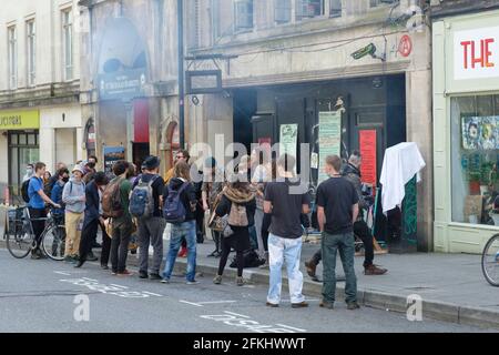 Anarchist squatters in Bristol Stock Photo - Alamy
