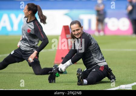 Bayern Munich squad warms up during the 2020-21 UEFA Womens Champions ...