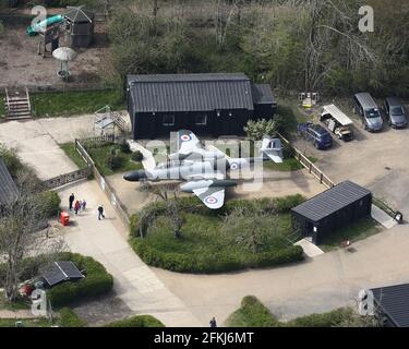 RAF Defford's last Gloster Meteor back on loan Stock Photo - Alamy