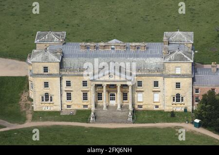 Aerial view of Croome Court in Worcestershire Stock Photo - Alamy