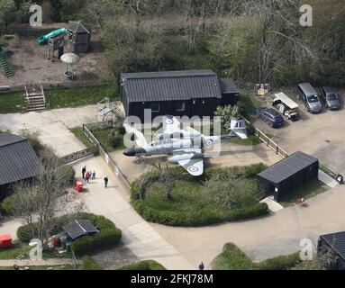 RAF Defford's last Gloster Meteor back on loan Stock Photo - Alamy