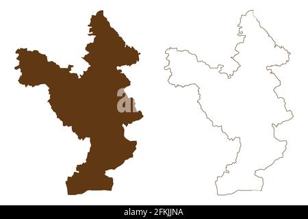 Helmstedt district (Federal Republic of Germany, rural district, State ...