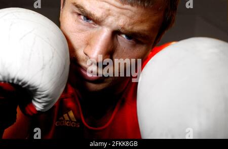 Boxer Naim Terbunja, Linköping, Sweden Stock Photo - Alamy