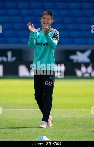 Wu Lei during the match between RCD Espanyol and Real Betis Balompie ...