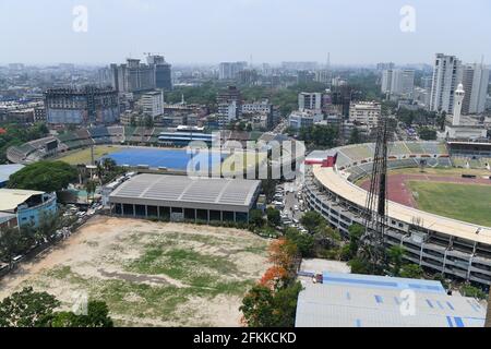 An aerial view of Bangabandhu National Stadium (BNS) in Dhaka ...
