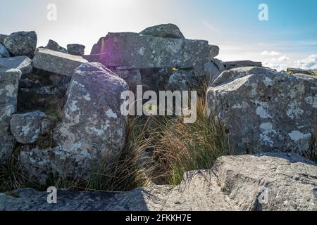 The Malinmore Memorial Tomb by Gelcolumbkille in Donegal, Ireland Stock ...