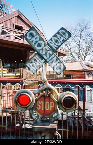 Paultons Park Sign, Ower, Romesy, Hampshire, England, United Kingdom ...