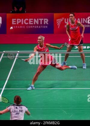 KYIV, UKRAINE - MAY 2, 2021 - Gabriela Stoeva and Stefani Stoeva ...