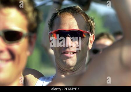STEVE REDGRAVE AND CREW AT HENLY-ON -THAMES Stock Photo - Alamy