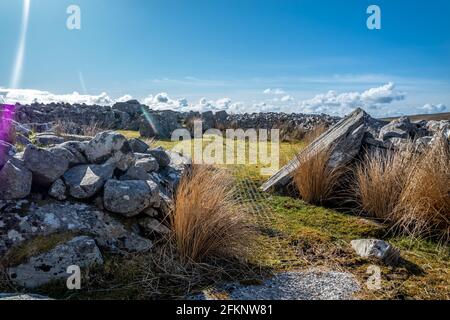 The Malinmore Memorial Tomb by Gelcolumbkille in Donegal, Ireland Stock ...
