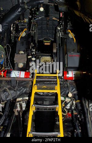 Avro Vulcan B2 cockpit ladder Stock Photo - Alamy