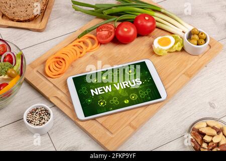 Healthy Tablet Pc compostion, immune system boost concept Stock Photo ...