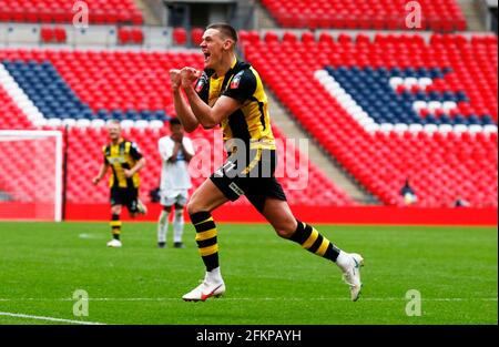 Oliver Martin of Hebburn Town celebrates the winning goal during The ...