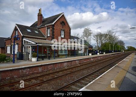 Poppleton Railway Station, Upper Poppleton on the Harrogate Rail line ...