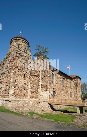 Colchester Castle, a Norman castle in Colchester, Essex, UK Stock Photo ...