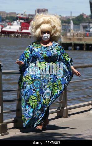 Lady Bunny aka Jon Ingle Mondrian SoHo and Vman celebrate the launch of ...