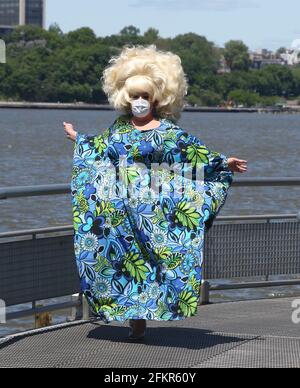 New York - NY - 05/31/2020 - Lady Bunny (aka Jon Ingle) out in Hudson ...