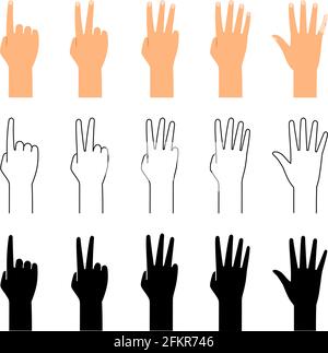 Counting objects isolated cartoon vector illustration Stock Vector ...