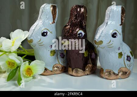 the easter bunny as a symbol of easter bringing easter eggs easter ...