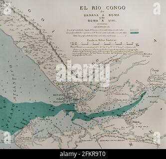Congo Map by Stanley Stock Photo - Alamy