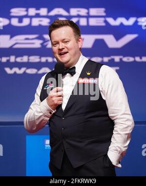 England's Shaun Murphy during day 11 of the Betfred World Snooker ...