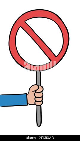 Person Holding No Sign, Disagree with Crowd with Yes Signs ...