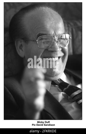 Micky Duff boxing promoter June 1999 Stock Photo - Alamy