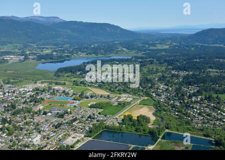 Aerial photo of the Cowichan Sportsplex and Somenos Lake, Vancouver ...