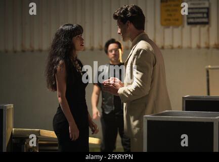 SELENA: THE SERIES, from left: Gabriel Chavarria, Ricardo Chavira, Dame ...