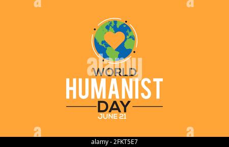World Humanist Day Celebrated On June Every Year. Humanism vector ...