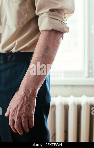 This is an identification number for a prisoner at Auschwitz ...