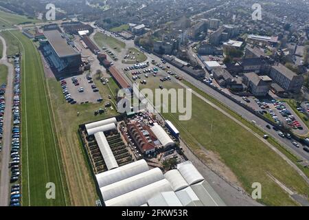 Aerial views from Brighton Racehorse track Stock Photo - Alamy